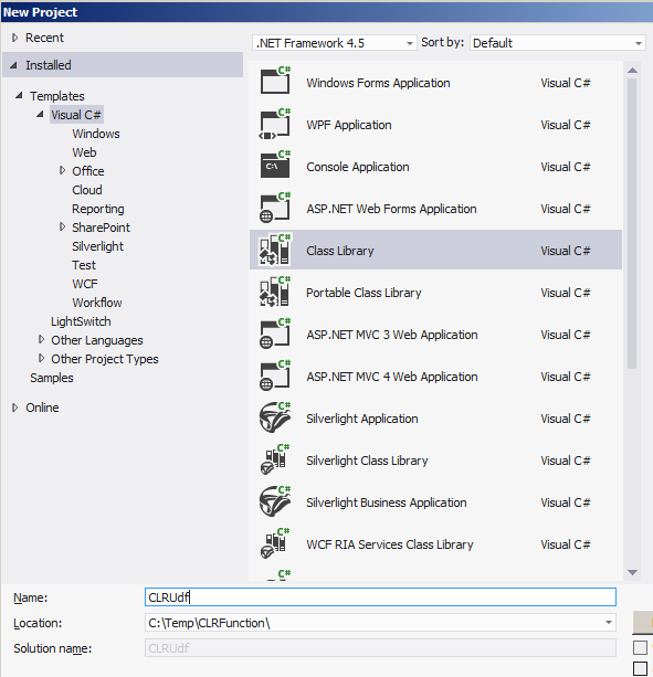 T Sql 全角を半角に変換する Clr 関数 便利なt Sql＆クエリー集 Sql Server 入門
